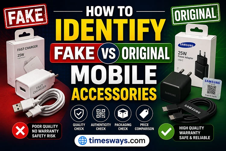How to Identify Fake vs Original Mobile Accessories - Timesways